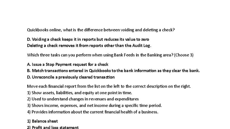 IT-1 120715 - QuickBooks Online: Voiding vs. Deleting Checks and Key ...