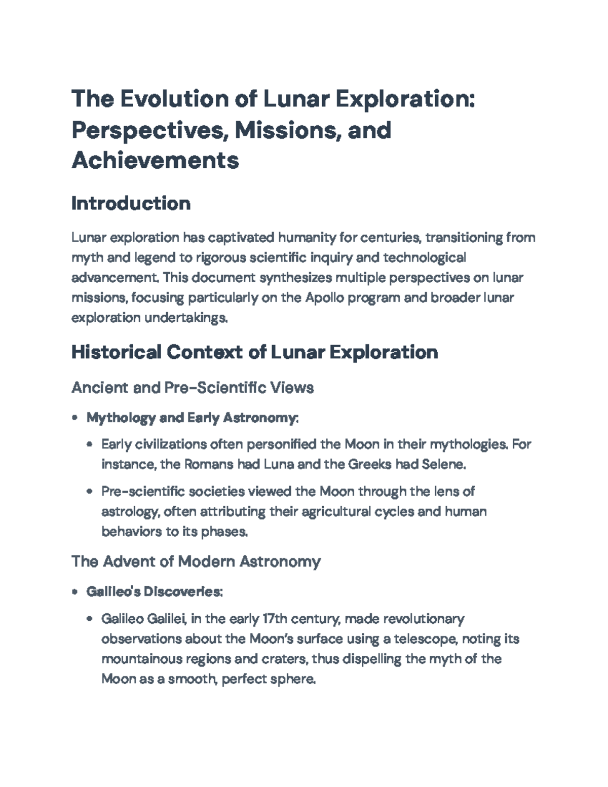 Lunar Exploration: Achievements and Future Prospects in Space Science ...