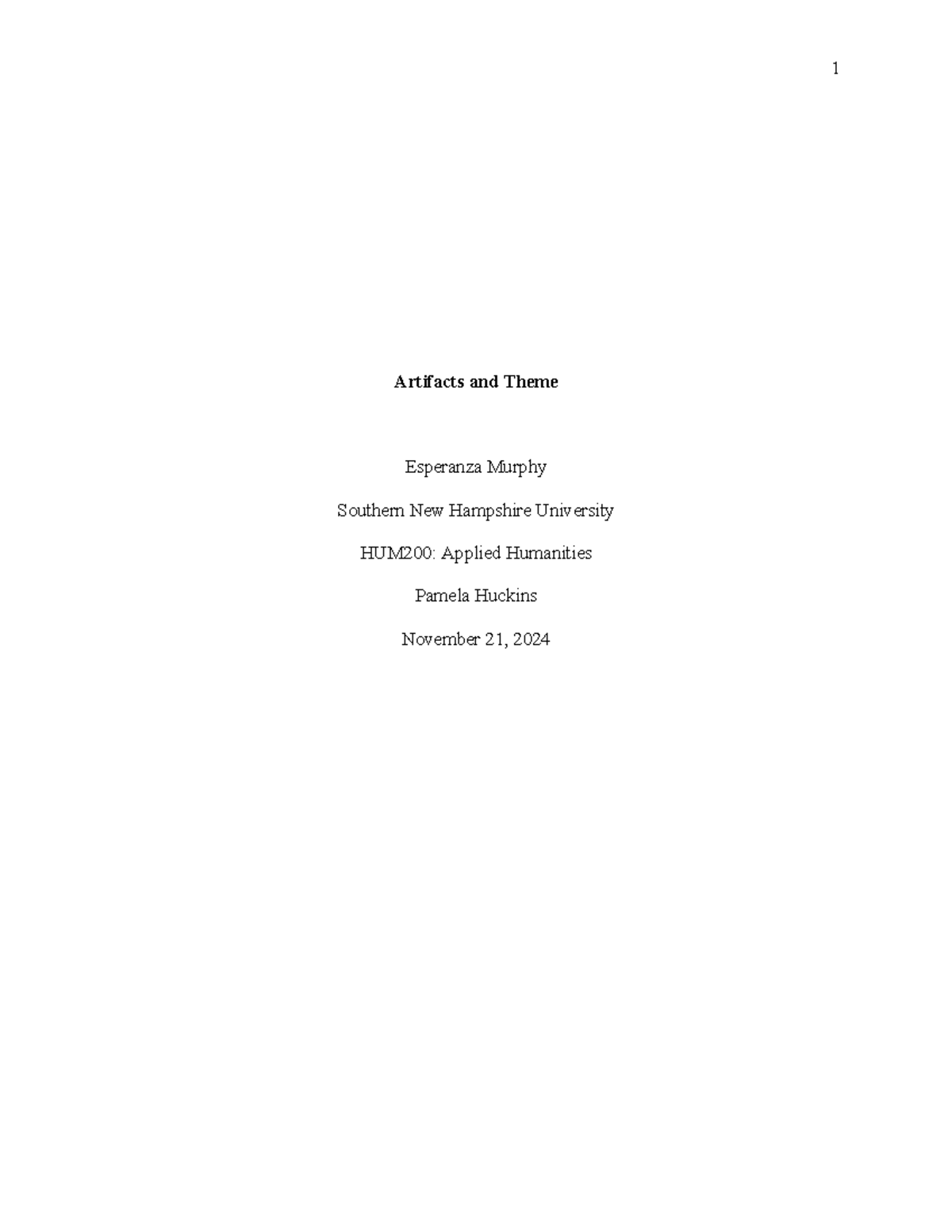 HUM200: Artifacts & Themes - Analyzing Whitman & Stravinsky - Studocu