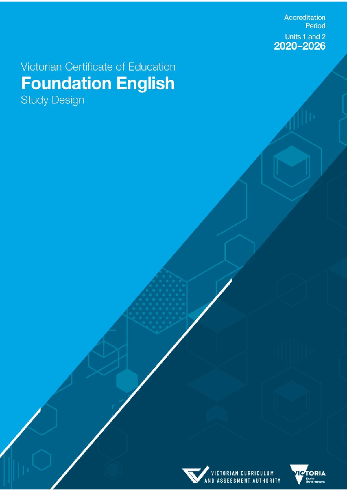 VCE Foundation English Study Design Units 1 & 2: Essential Guide - Studocu