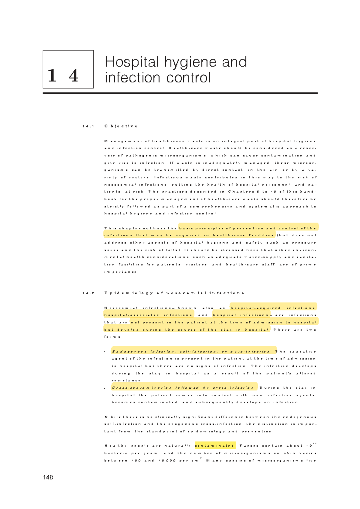 Safe Management of Hospital Waste: Hygiene & Infection Control (14) - Studocu