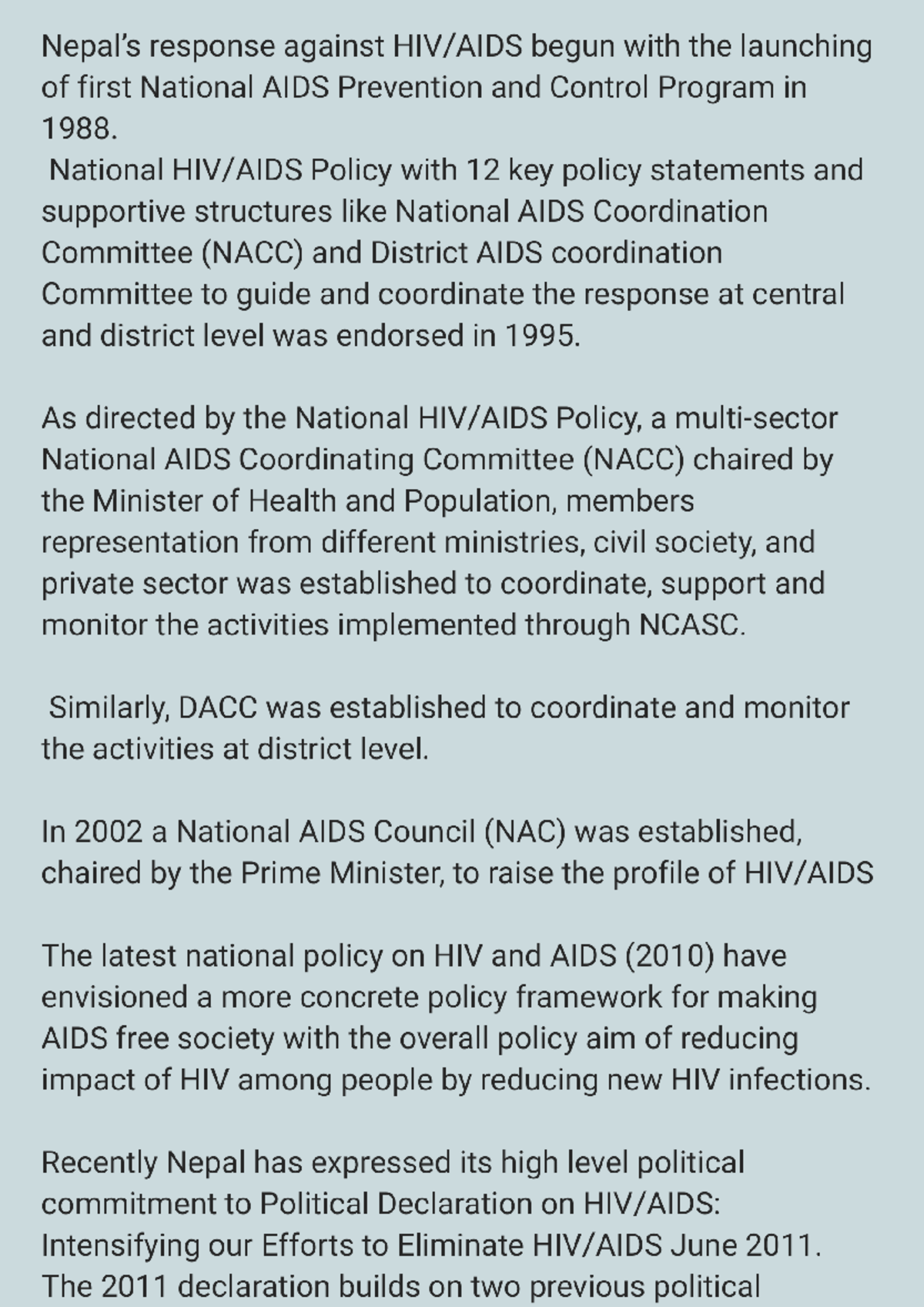 Nepal's HIV Response: Strategies and Insights 230607 203359 - Studocu