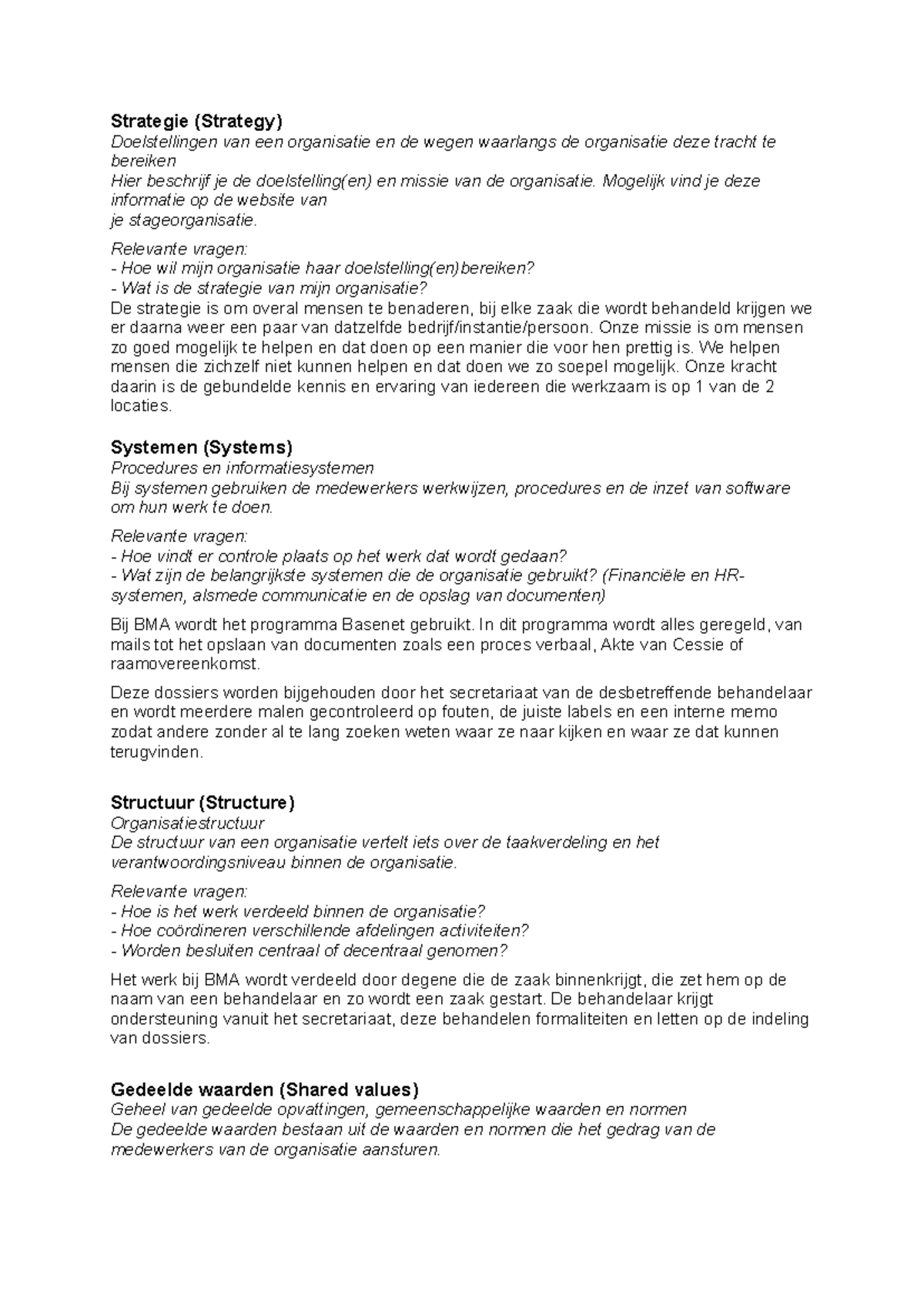 ICT 7S Model - Voorbereiding van Strategie tot Vaardigheden - Studeersnel