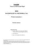 Practice materials for Studying Math Methods Unit 3 and 4 in VCE ...
