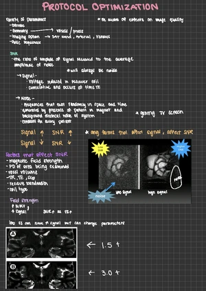 Trade Off Chart phase matrix - Parameter Trade-Off Chart Parameter SNR ...