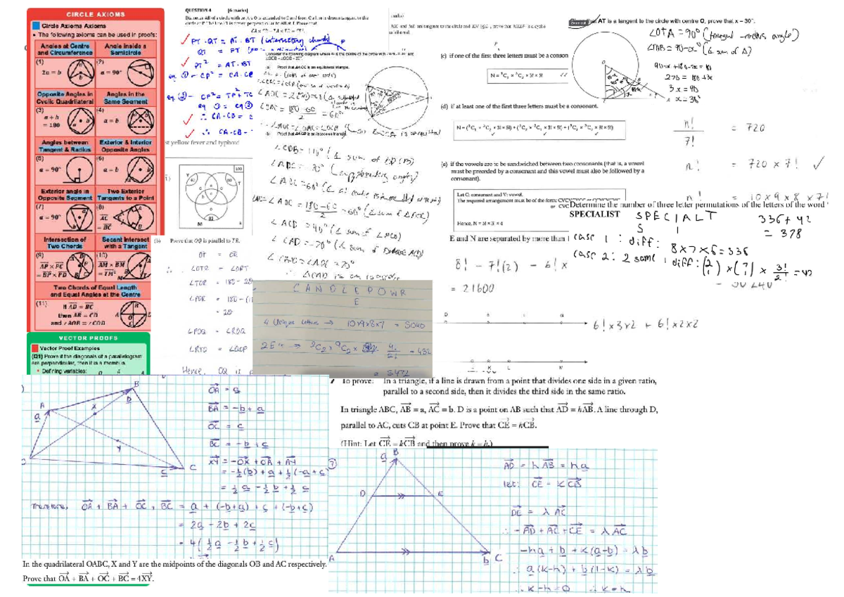 Circle Geometry Proofs: Tangents, Axioms, and Triangle Properties - Studocu