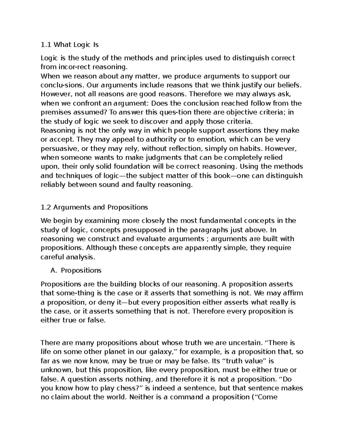 Logic and Argumentation: Understanding Validity and Truth in Reasoning ...