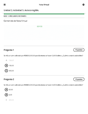 Unidad 1. Actividad 5. Autocorregible - Verdadero/Falso 0,24/0 ...