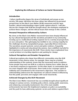 [Solved] The past as prologue A brief history of the labor movement in ...