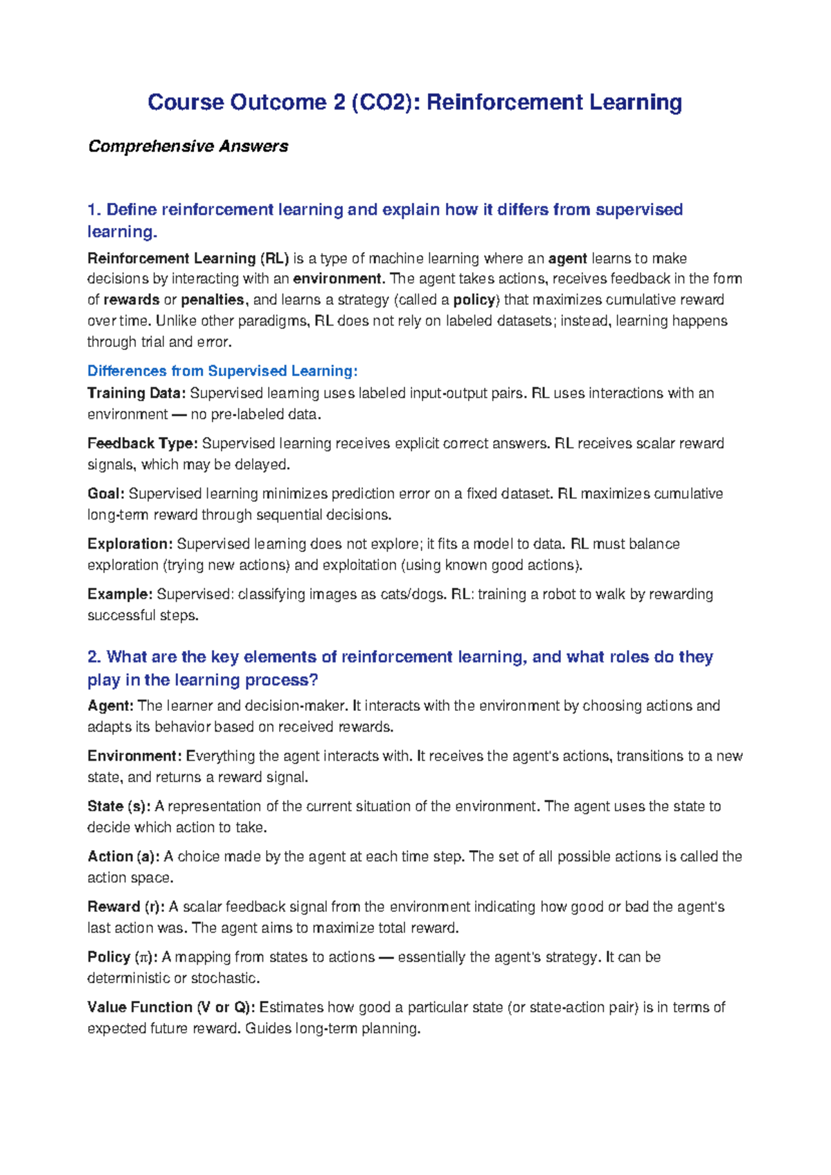 Reinforcement Learning CO2: Comprehensive Overview and Key Insights ...