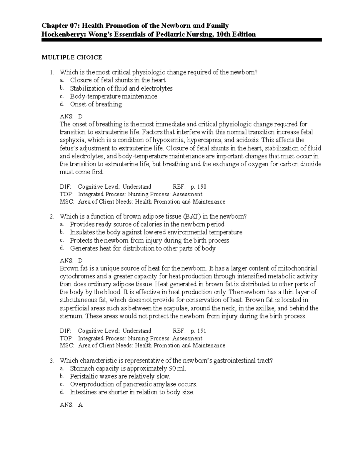 C7 - Wong s Essentials of Pediatric Nursing 10th Edition Hockenberry ...