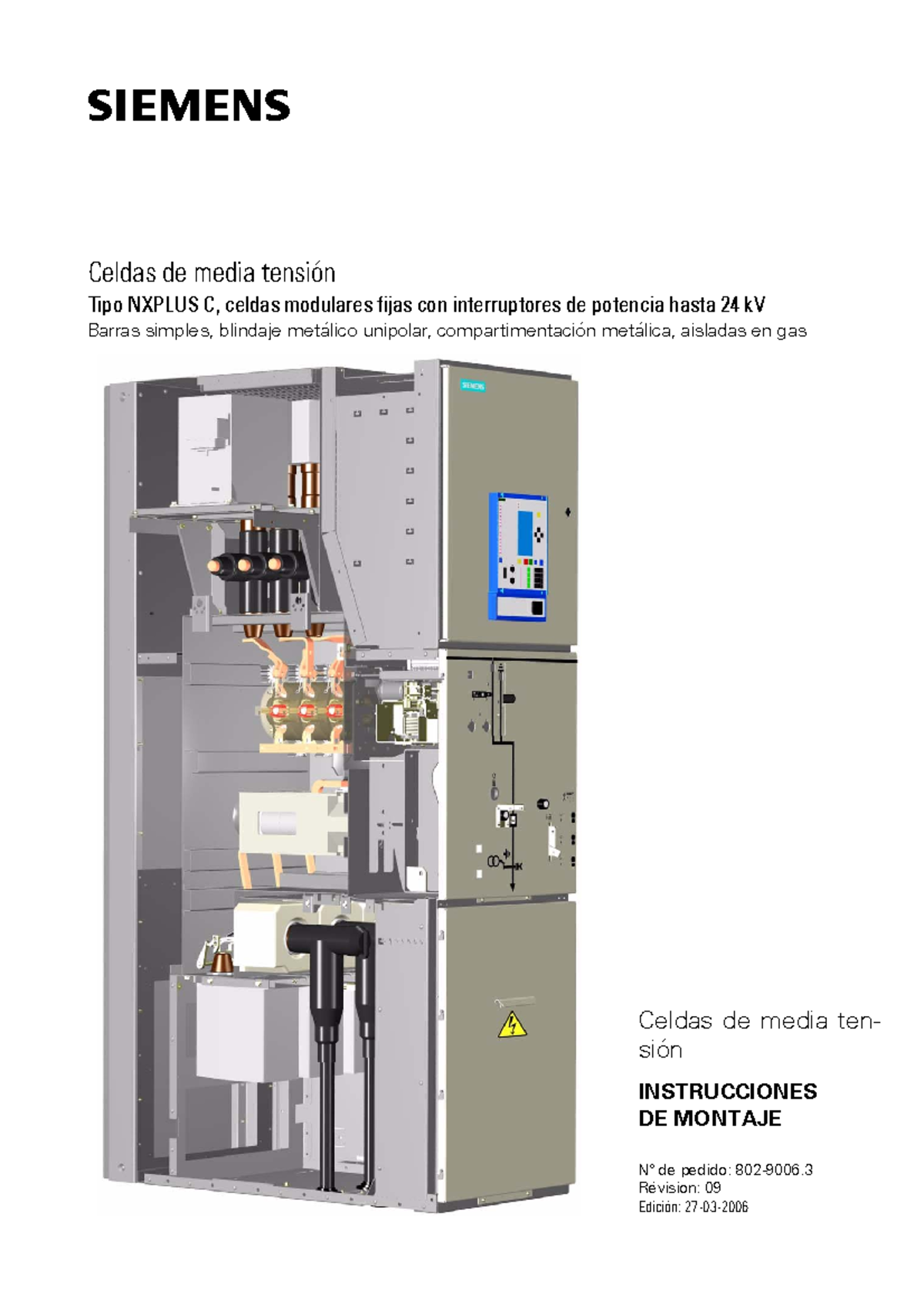 Instrucciones de Montaje para Celdas de Media Tensión NXPLUS C - 802 ...