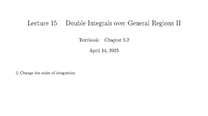 Comprehensive Guide to Multivariable Calculus Topics - MATH 201 ...