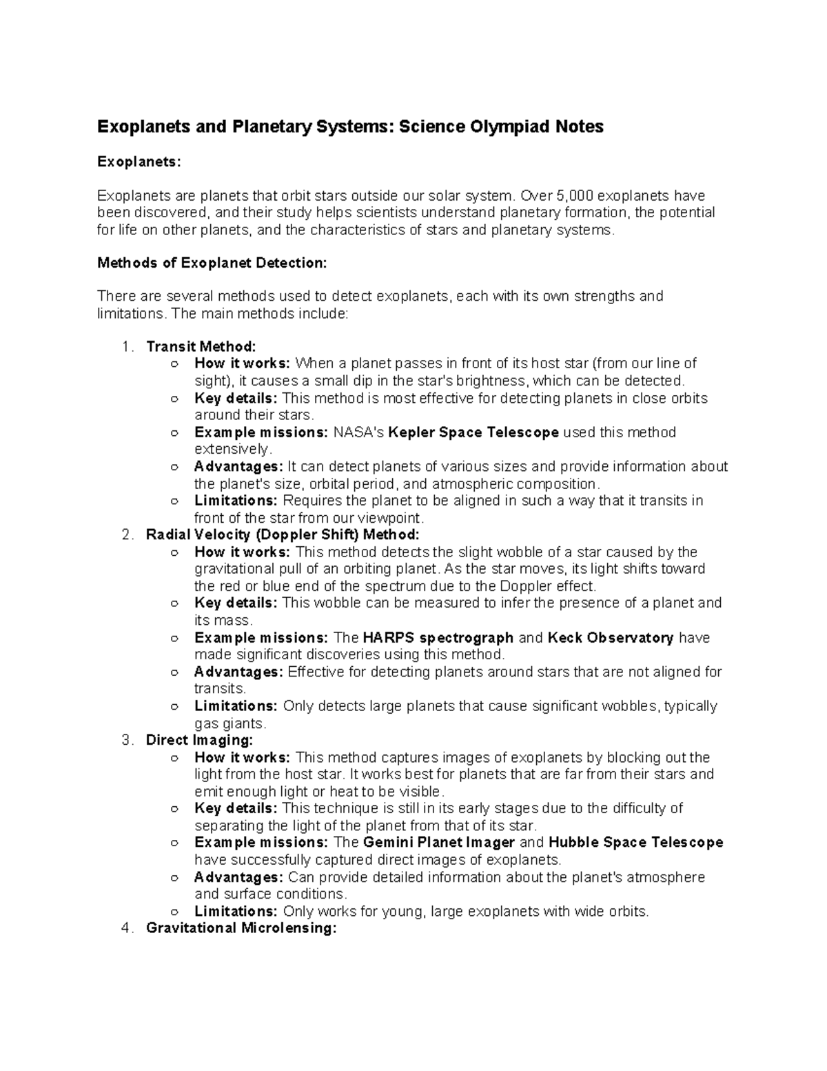 Astronomy Exoplanets and Planetary System - Exoplanets and Planetary ...