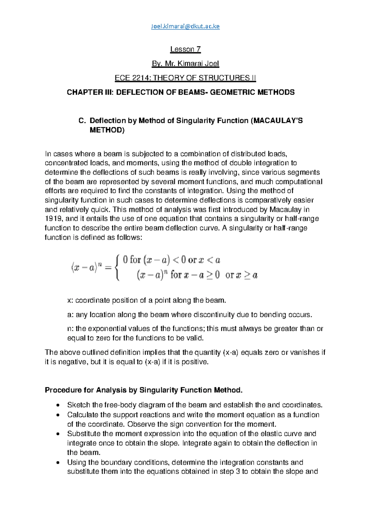 Methodology of Murram Road Construction: Project Execution Guidelines - Studocu