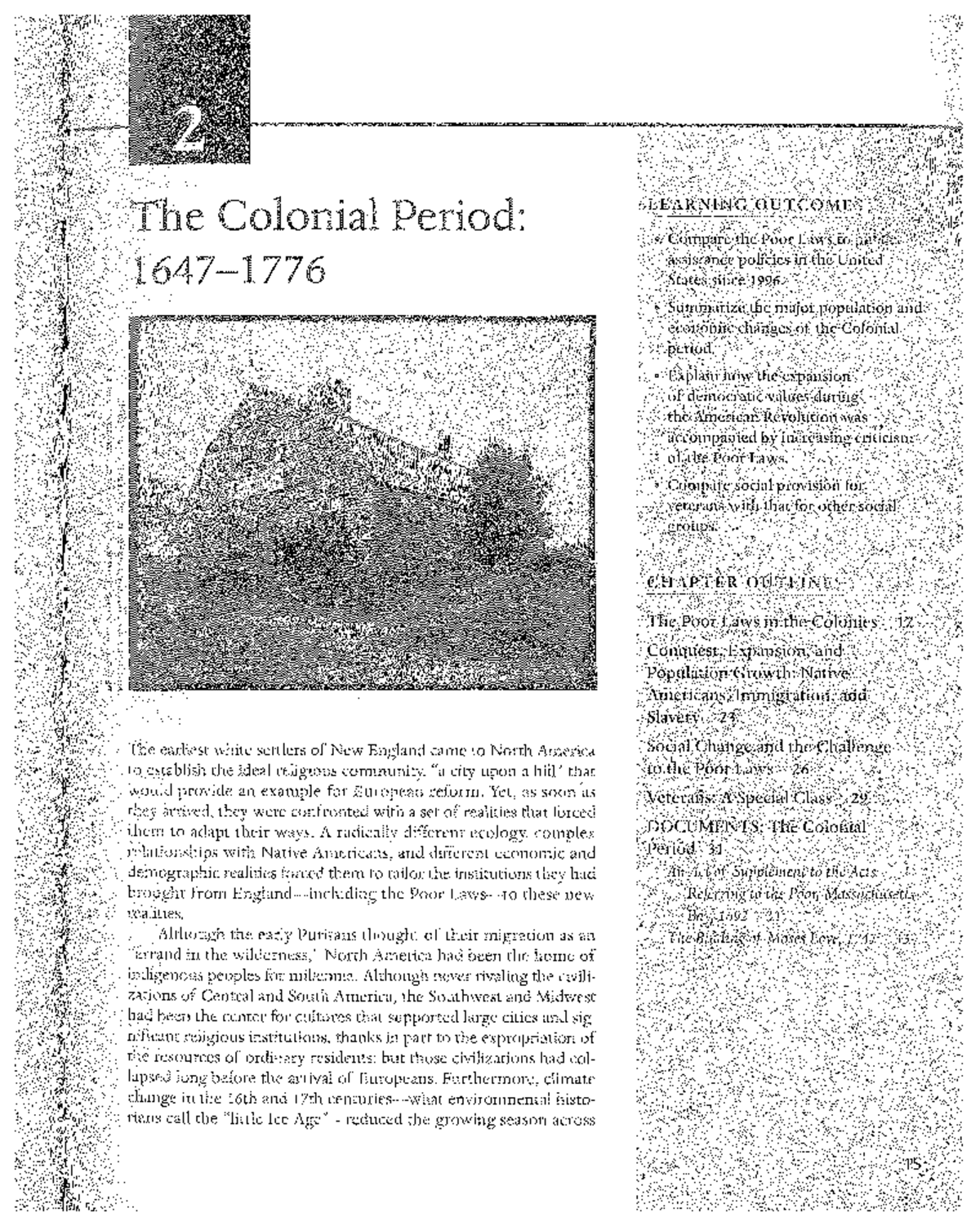 Final Exam Study Guide: The Colonial Period and Poor Laws (ABC123 ...