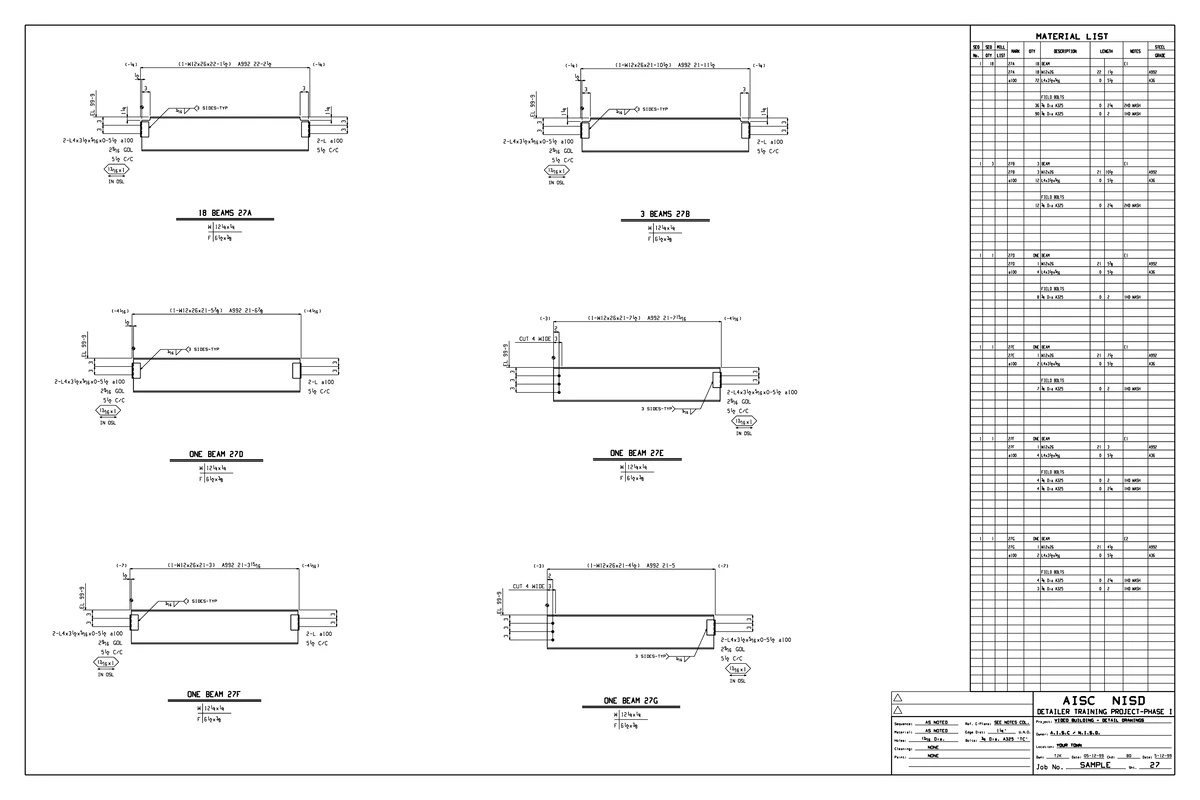 26 - Vertical Bars Fabrication Drawing Material List - Studocu