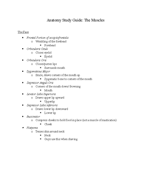 Anatomy and Physiology 1: Chapter 1 Exam Study Guide Overview - Studocu