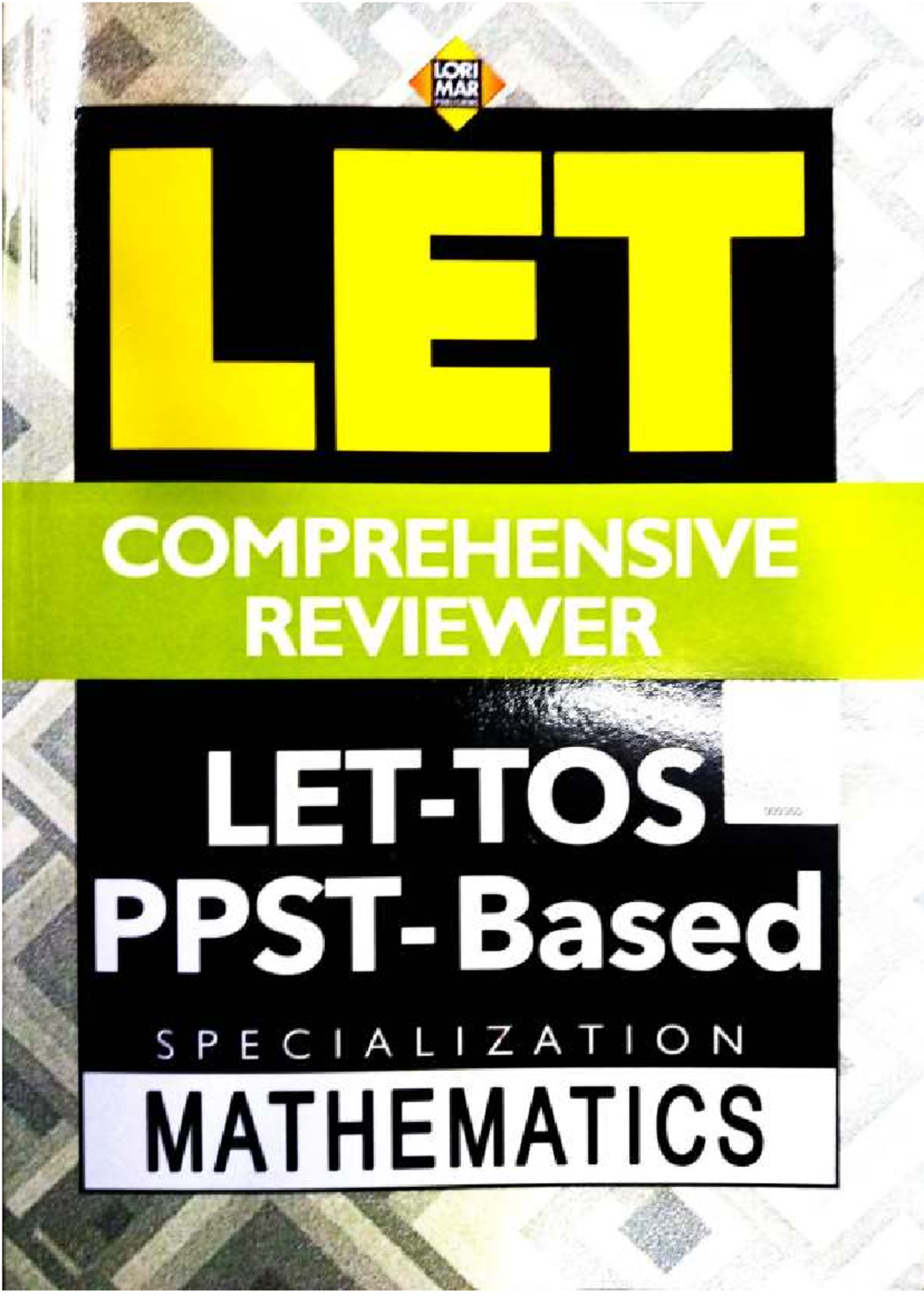 LET Comprehensive Mathematics Reviewer for Specialization - Studocu