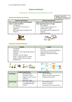 Biology Module 5 - Grade: 12 - New South Wales Higher School ...