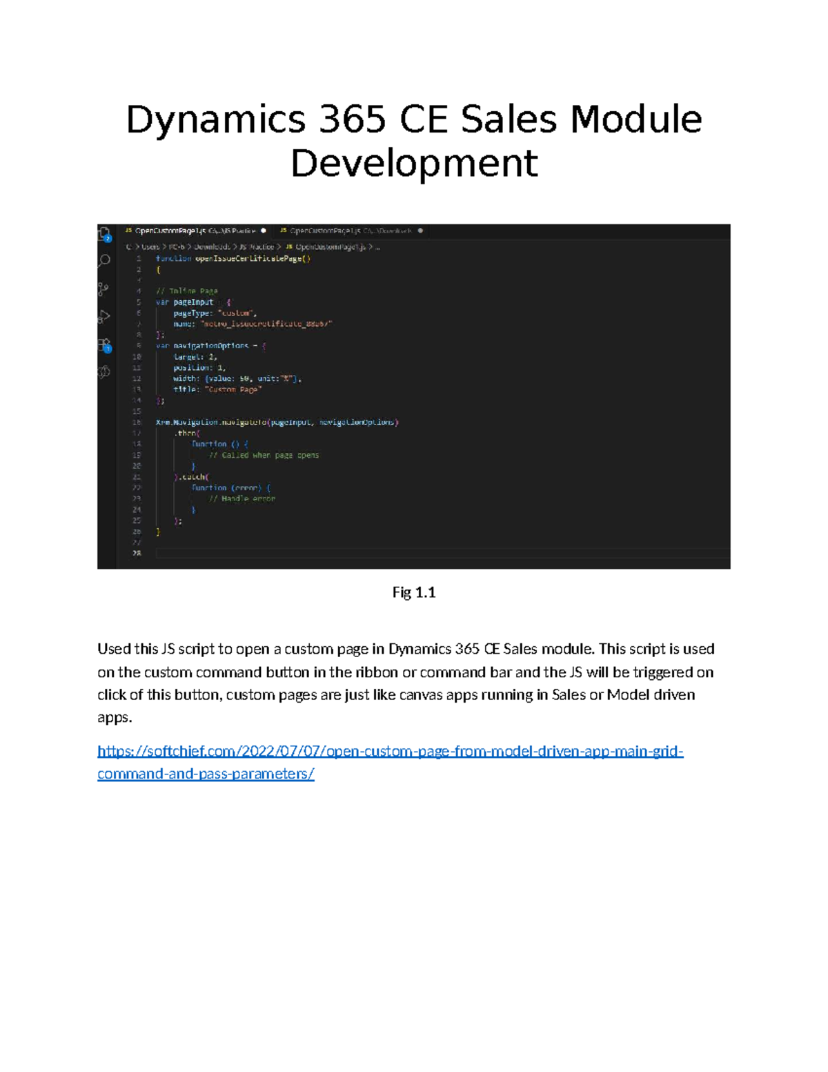 Dynamics 365 CE Sales Module Dev: JS & Plugin Techniques - Studocu