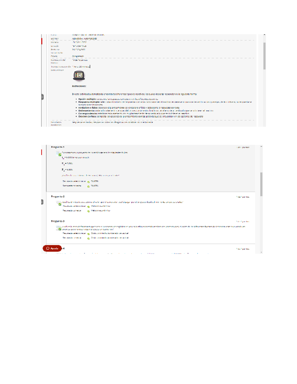 Examen FORM EVAL DE PROY DE INVERS: Actividad 4 Automatizada - Studocu