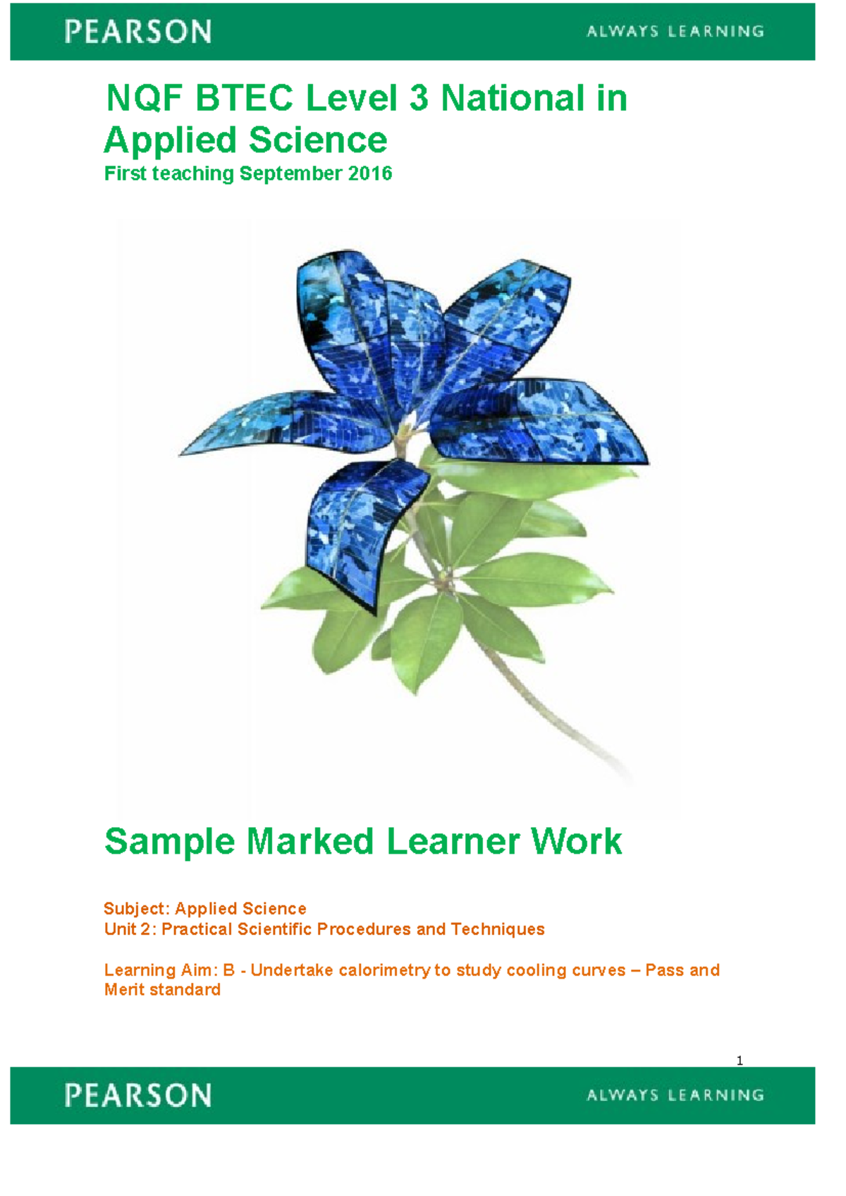 BTEC L3 Applied Science LA B Unit 2 Practical on Cooling Curves - Studocu