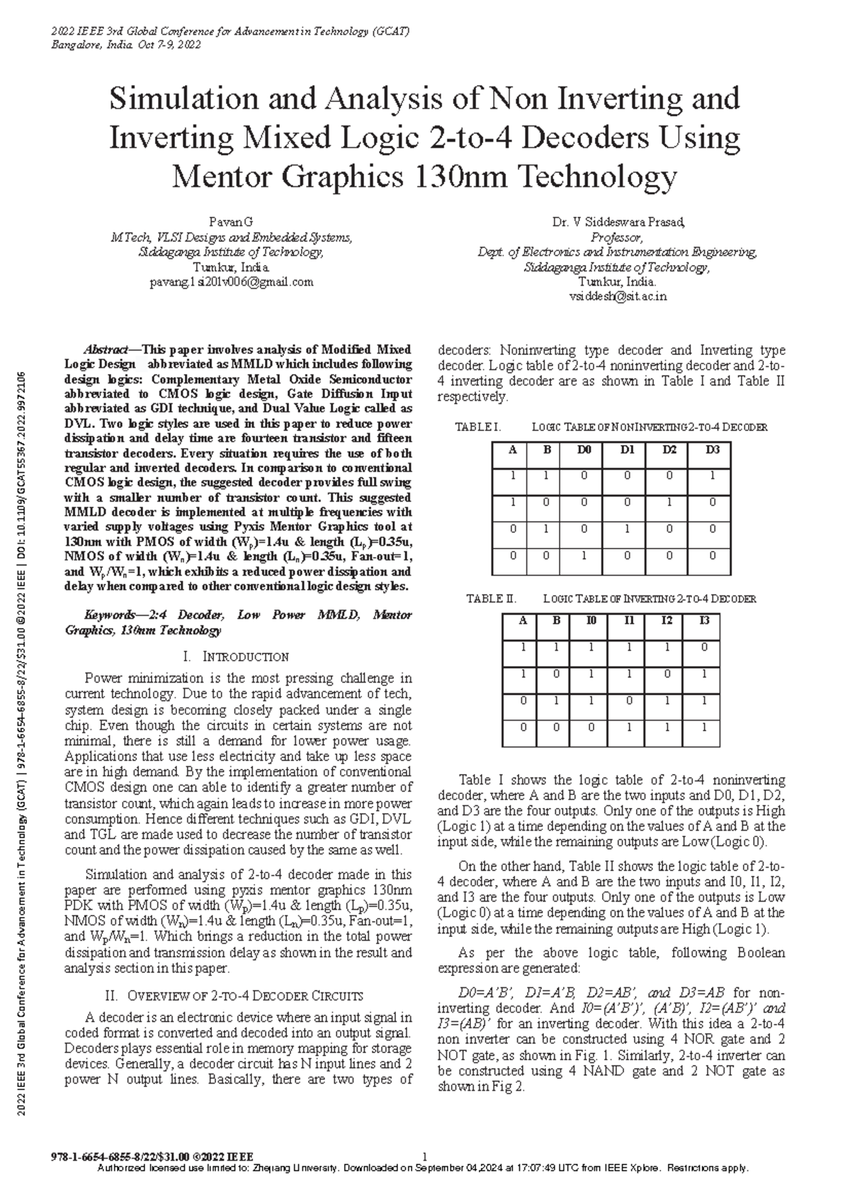 Simulation and Analysis of Non Inverting and Inverting Mixed Logic 2-to ...