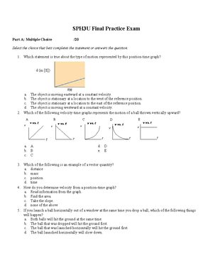 Physics - Grade: 11 - High School - Canada - Studocu