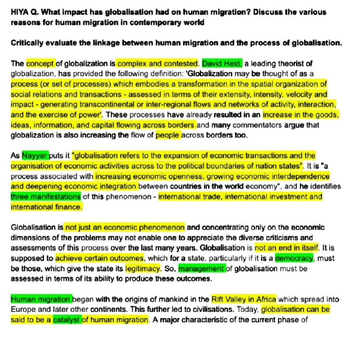 Impacts of Globalization on Human Migration (Migration Studies - HII ...