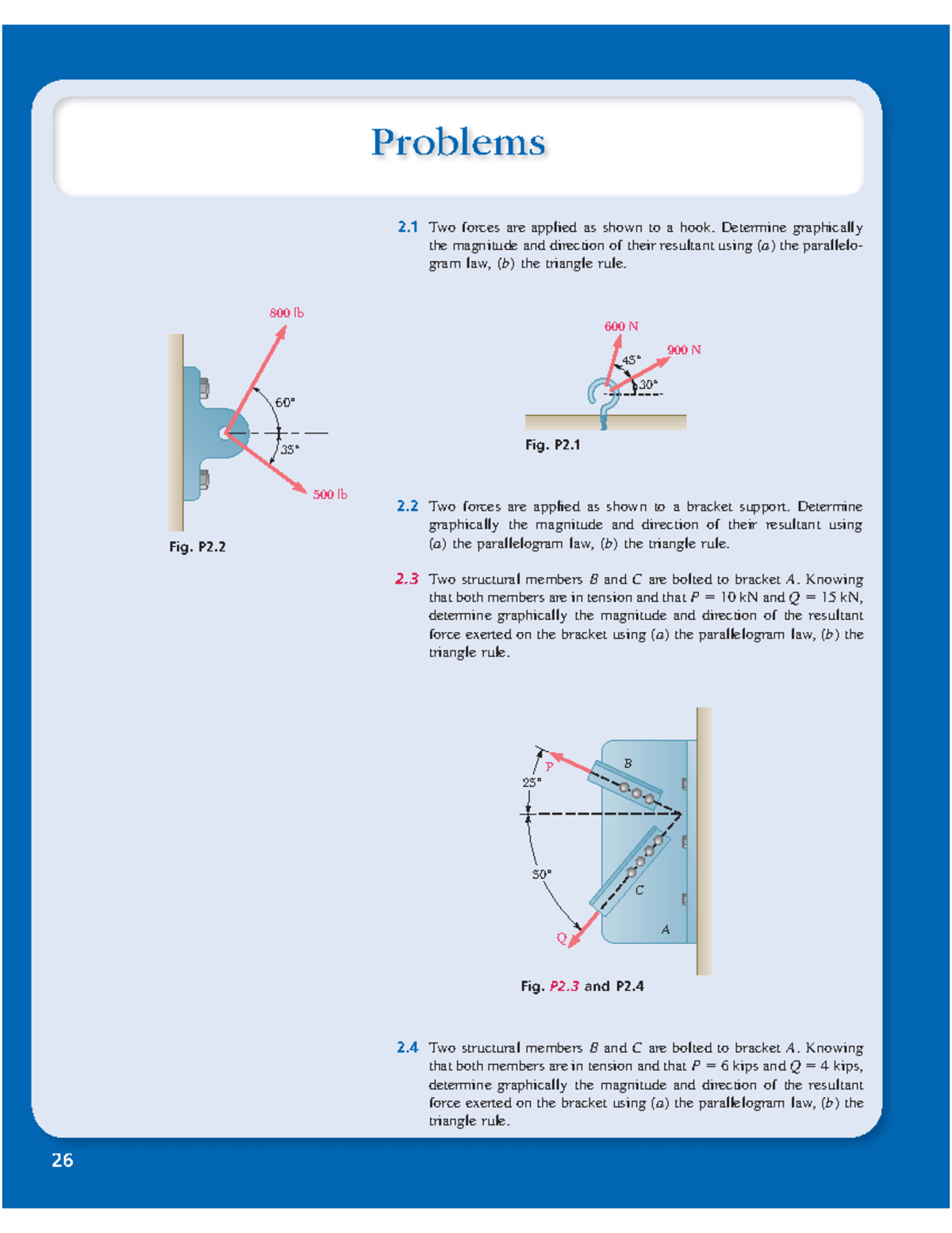 Important Problems in Force Resultants and Tension Analysis - Studocu