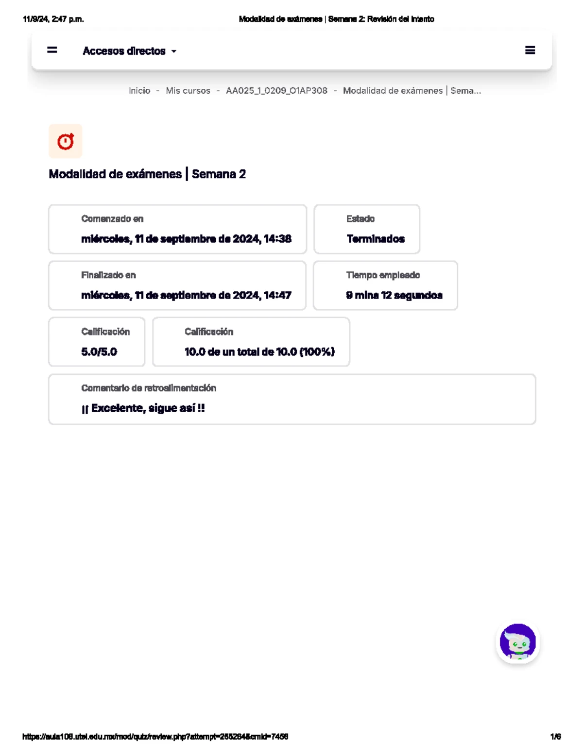 Modalidad de Exámenes Semana 3 B: Preguntas y Respuestas Clave - Studocu