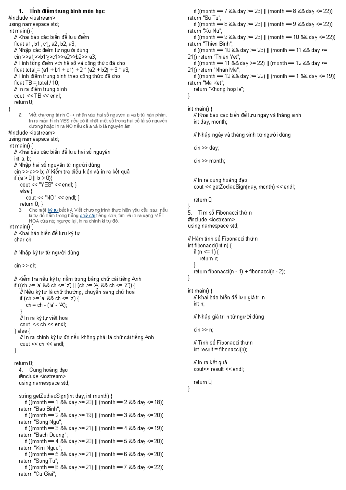 C++ Programming Assignments - Practical Code Examples and Exercises ...