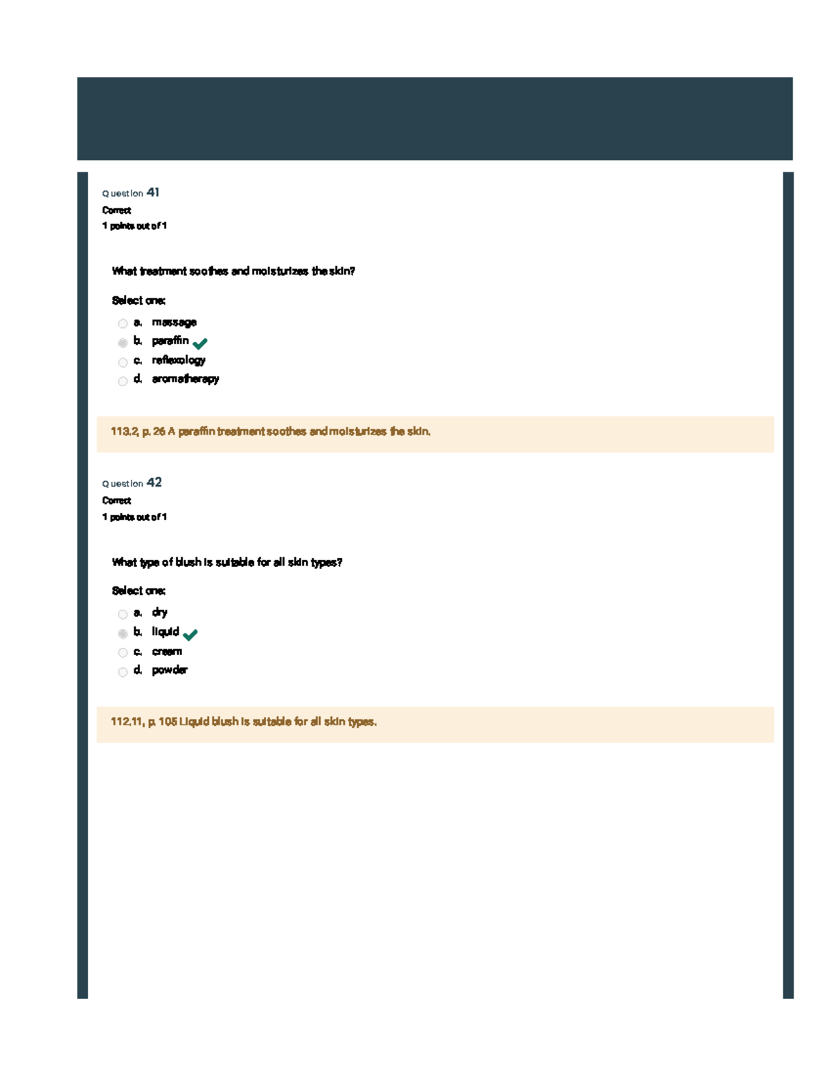 Cosmetology Practice Test 1 - Exam Prep Material (113.2) - Studocu