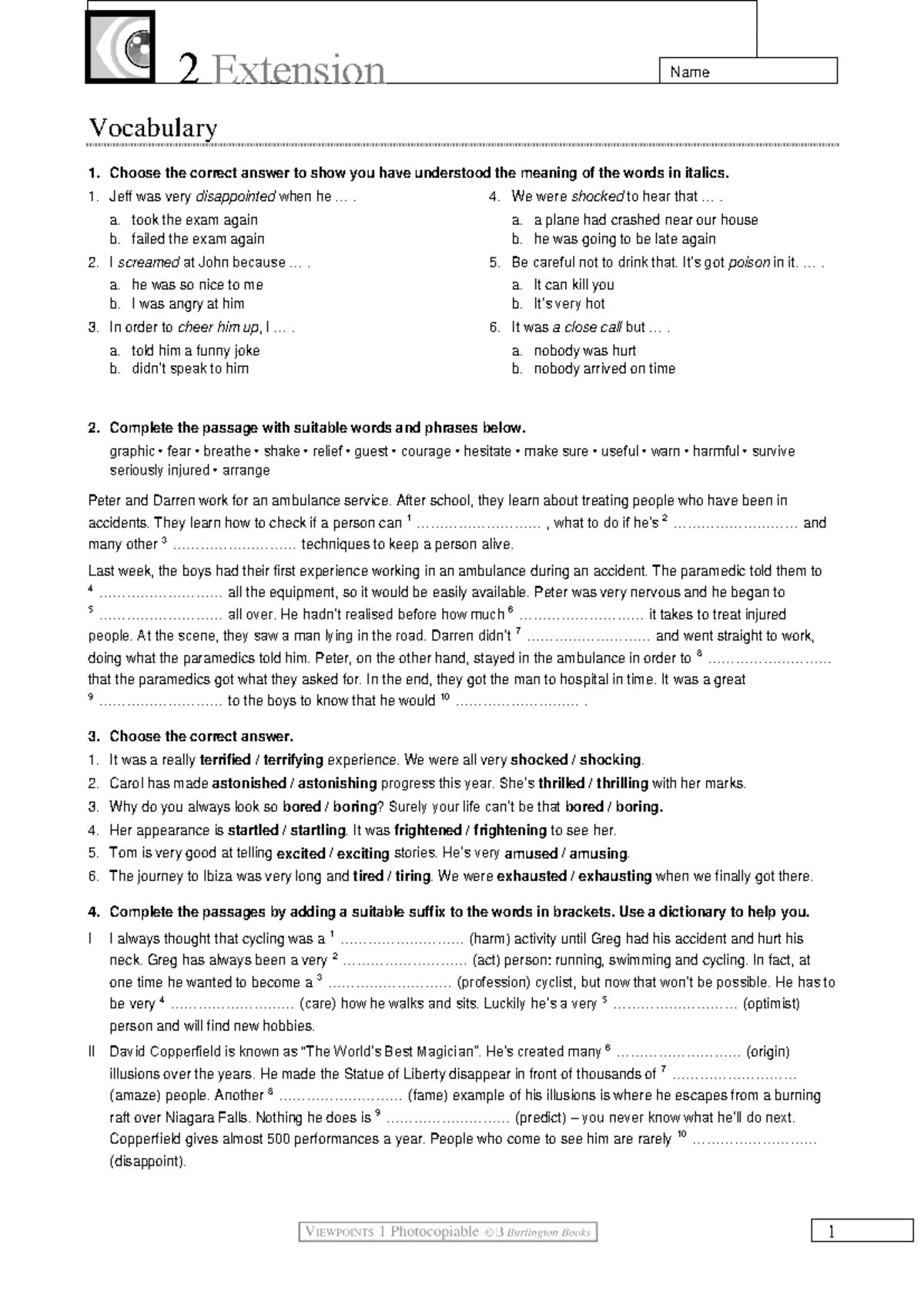 1 de ESO - Ejercicios de Repaso sobre el Verbo "To Be" - Studocu