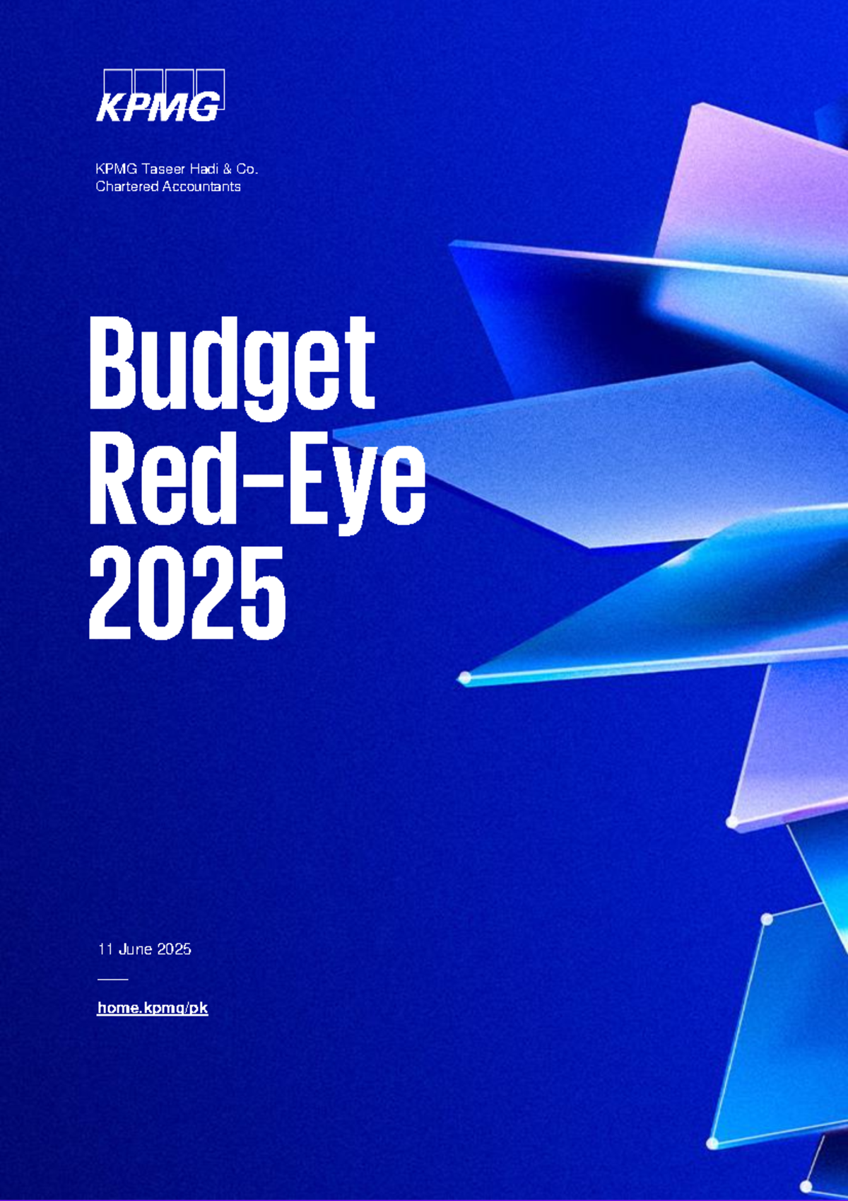 KPMG Taseer Hadi Co. Budget Analysis 2025 - Key Proposals and Changes ...