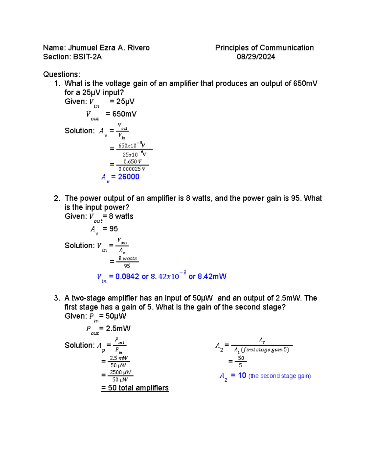 02 Performance Task 1 - ARG - Performance Task Frequency and Wavelength ...