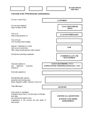 Directive 1 of 2024 - High Court - Date Application Form - 4 March 2024 - 106 - ANNEXURE 4 ...
