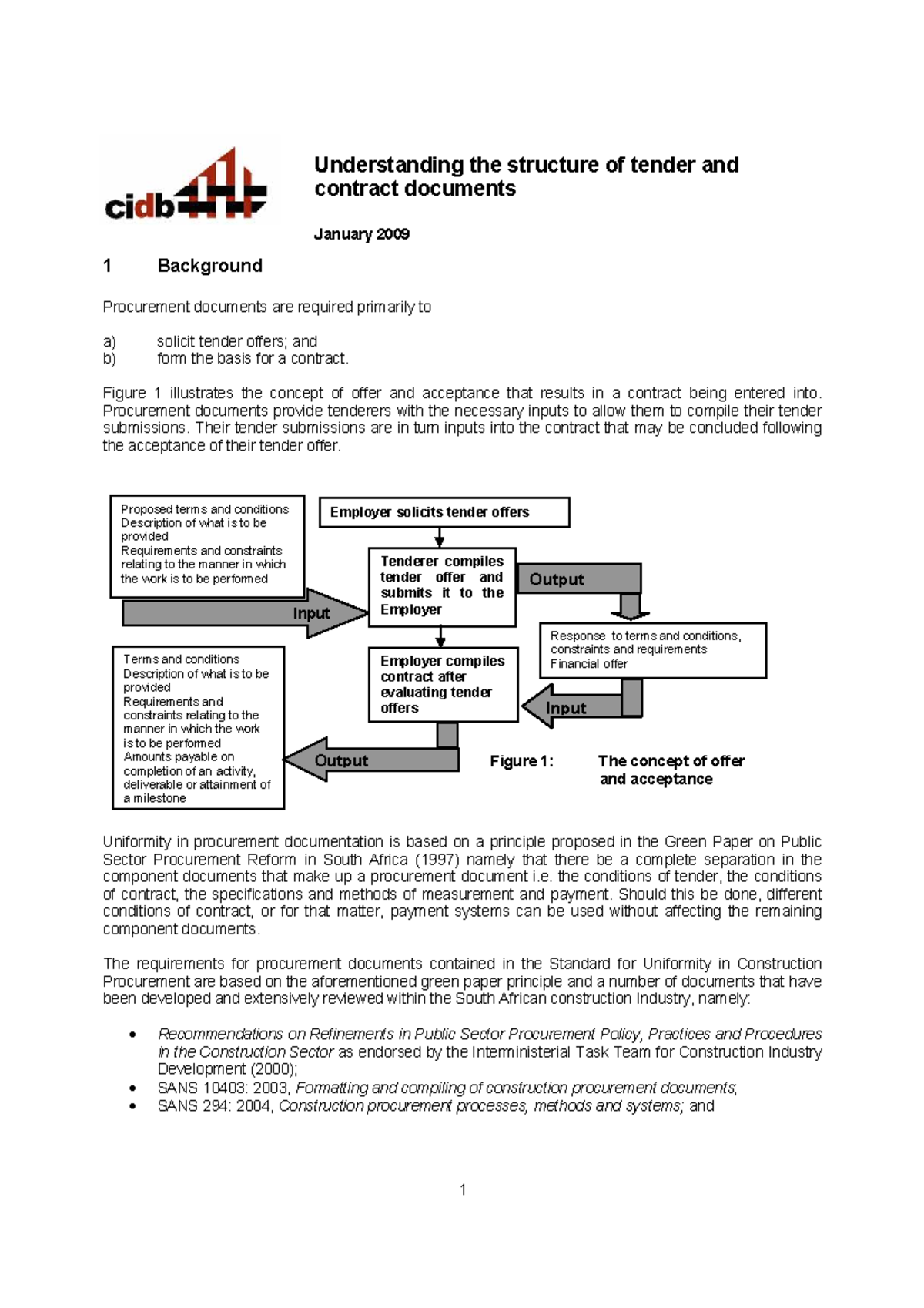 Understanding the Structure of Tender & Contract Docs (PROC 101) - Studocu