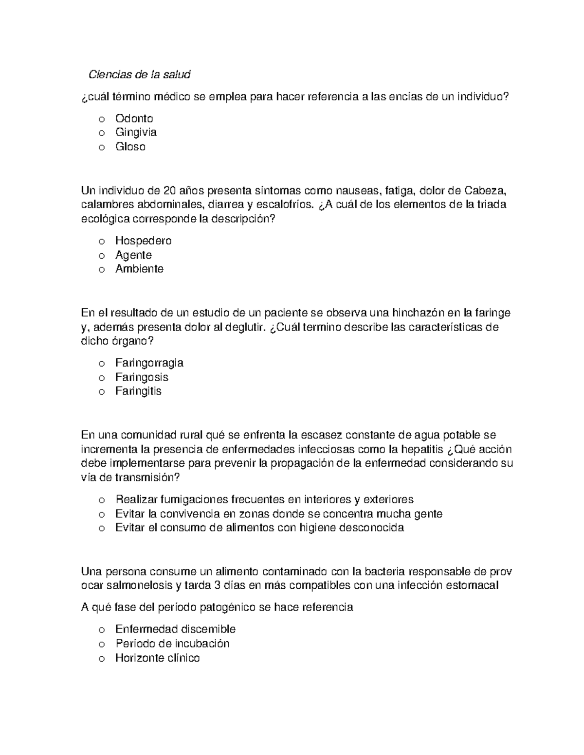 Examen Medicina UANL 2024: Preguntas y Respuestas Clave - Studocu