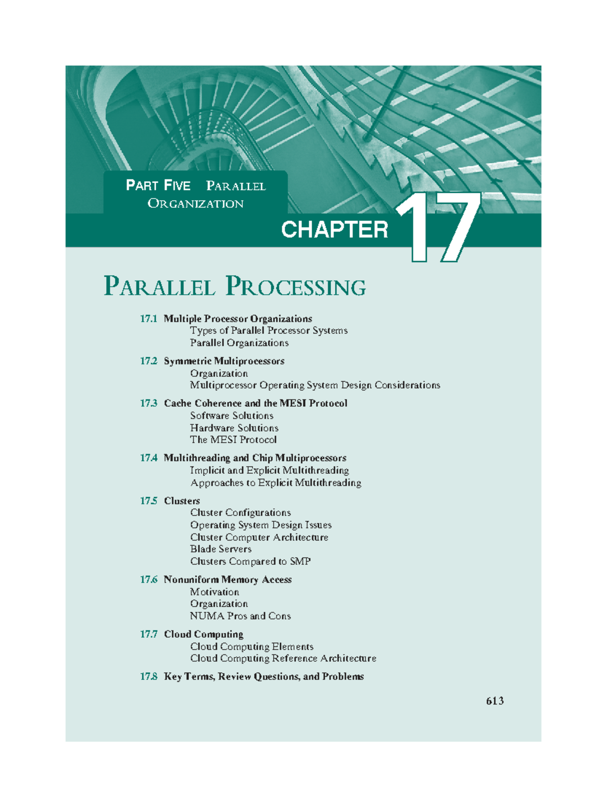 CA CH17 - Parallel Processing Overview and Key Concepts - Studocu