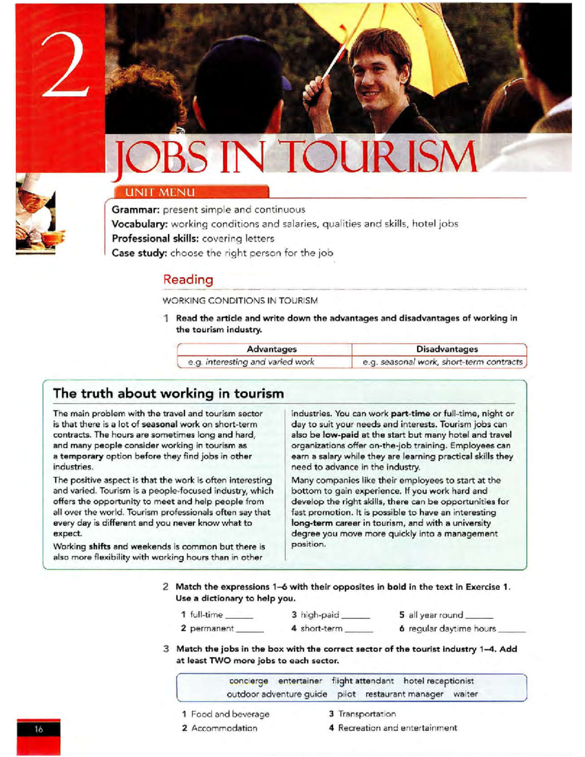 Unit 2 about tourism - backend - Studocu
