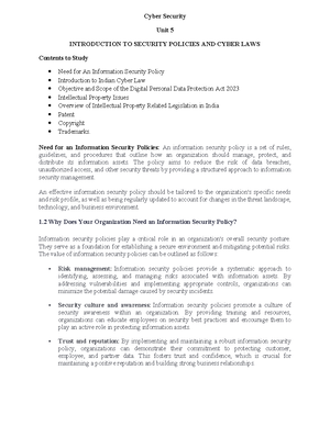 Cyber Security - BCC-301 - AKTU - Studocu