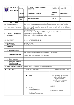 Brigada Eskwela 2025 Script: Emcee Guide for Opening Ceremony - Studocu