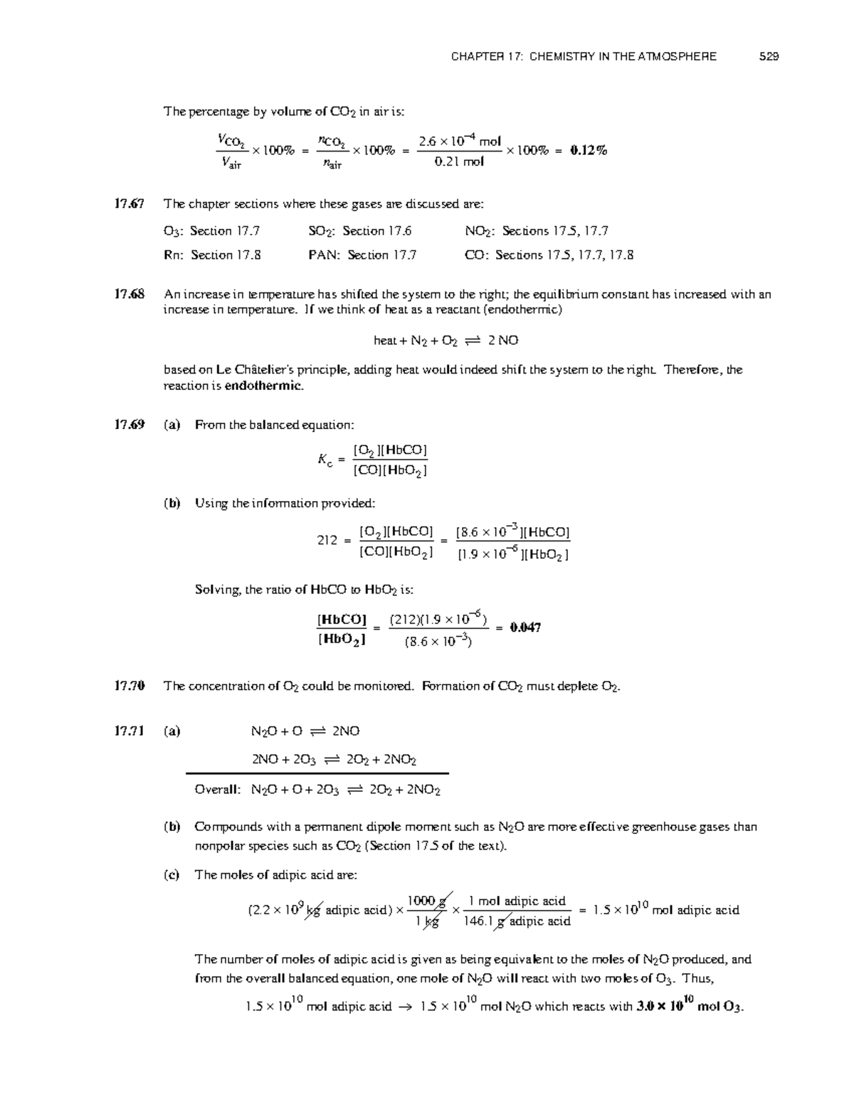 CHAPTER 17: ATMOSPHERIC CHEMISTRY & GAS REACTIONS (CHEM 101) - Studocu