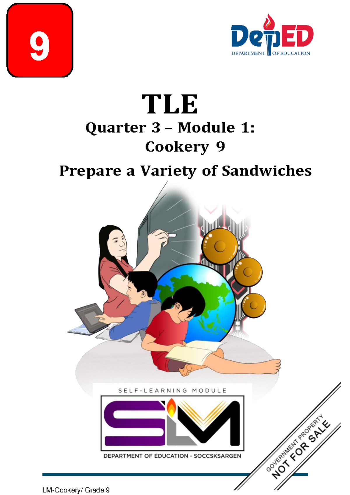 TLE 9 - Quarter 3 Learning Activity Sheet: Preparing and Presenting ...