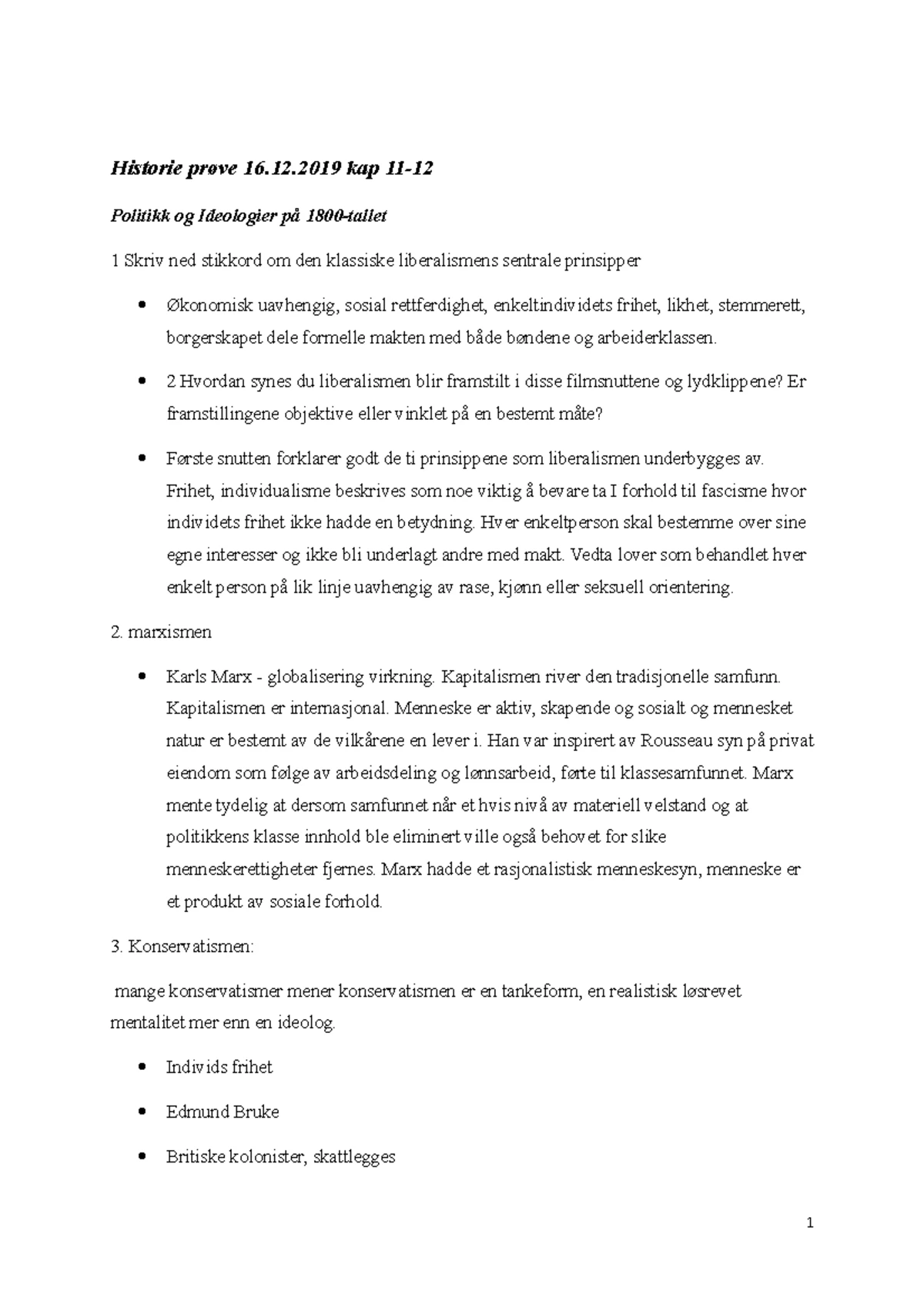 Sammenligning av årsaker til Amerikansk og Fransk Revolusjon - Studocu