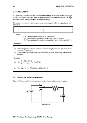 Experiment 3 datasheet phy - Mechanics and Thermal Physics - Series Connection Value of ...