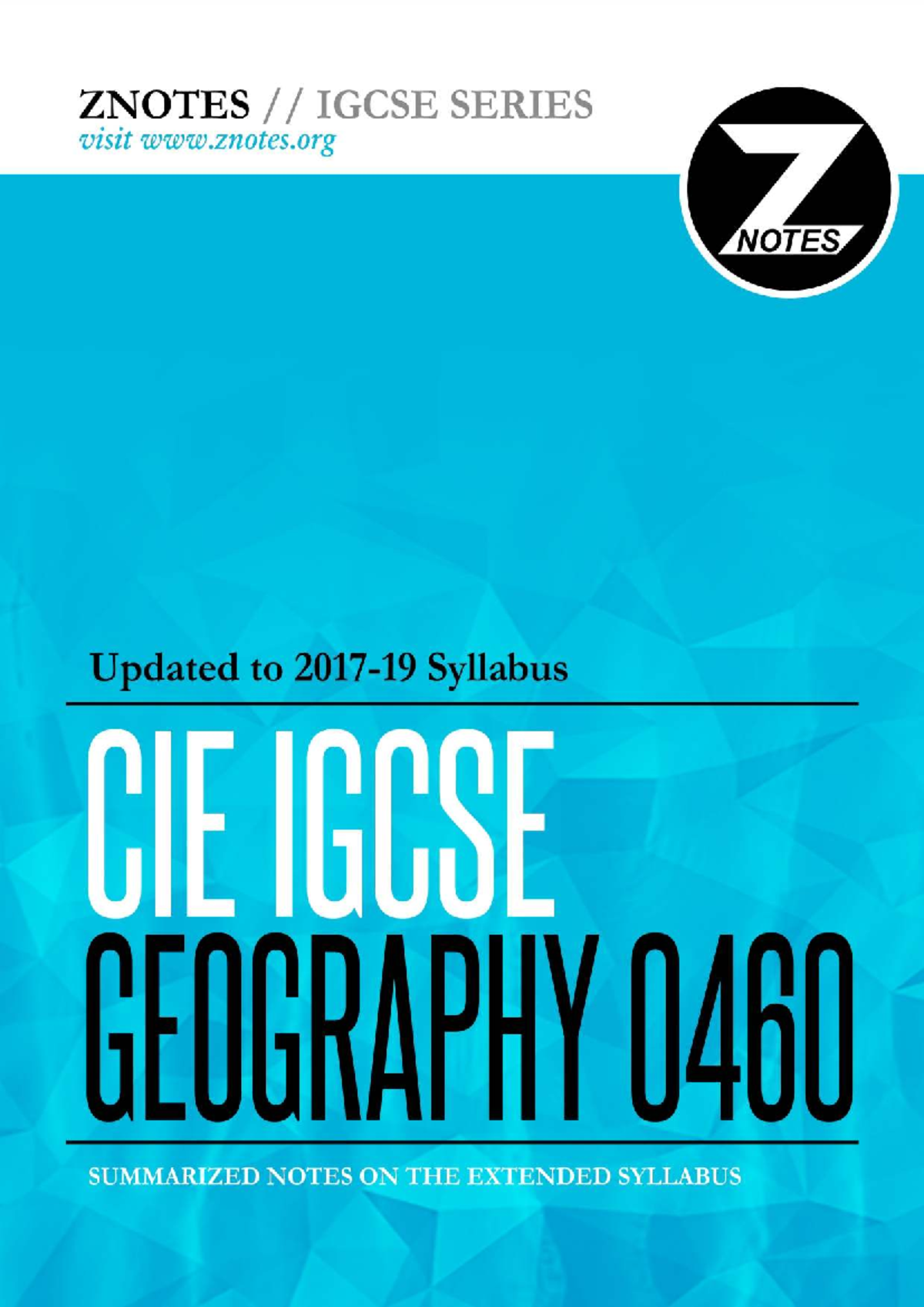 CIE IGCSE Geography 0460 Theory: Migration, Population, and Environment ...