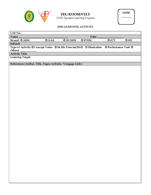A.P. 9 Learning Activity Sheet No. 1-1 - General Math - FEU ROOSEVELT ...